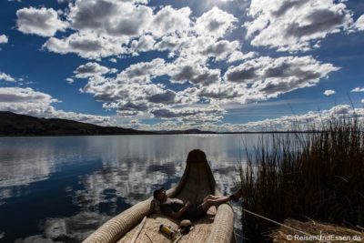 Übernachtung auf schwimmender Insel der Uros im Titicacasee